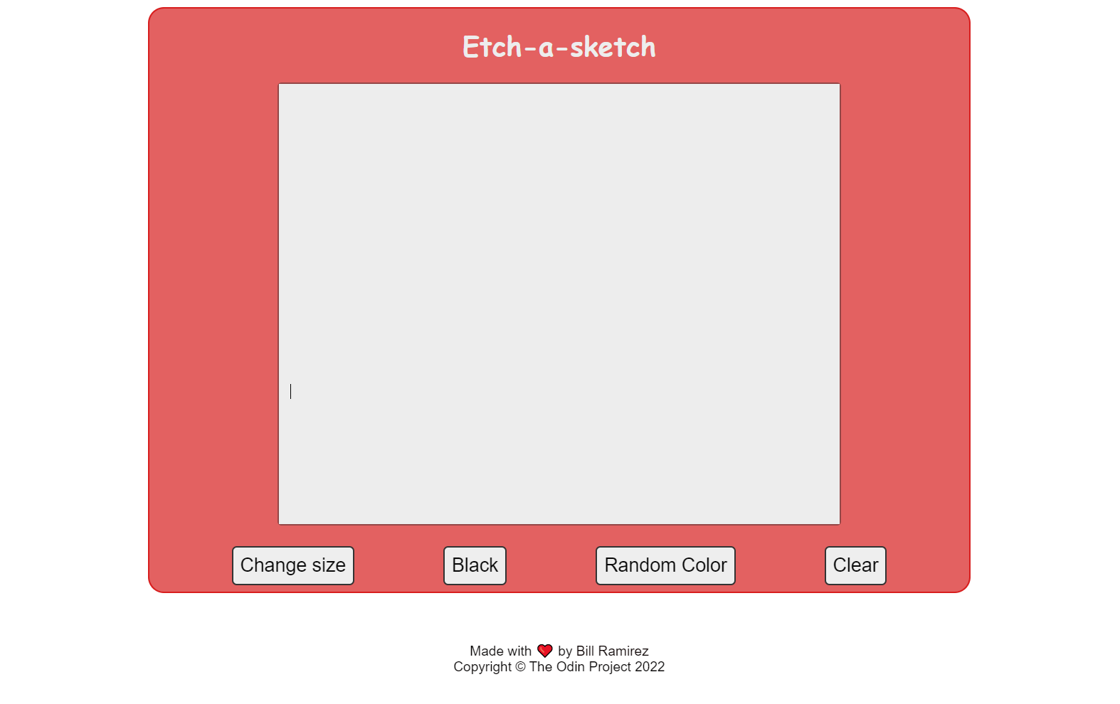 Bill Ramirez - Portfolio